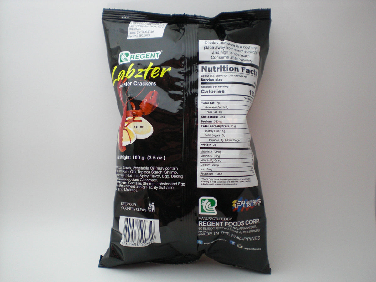 Regent Labzter ( Lobster Crackers) 100g (3.5oz) – International Snacks ...