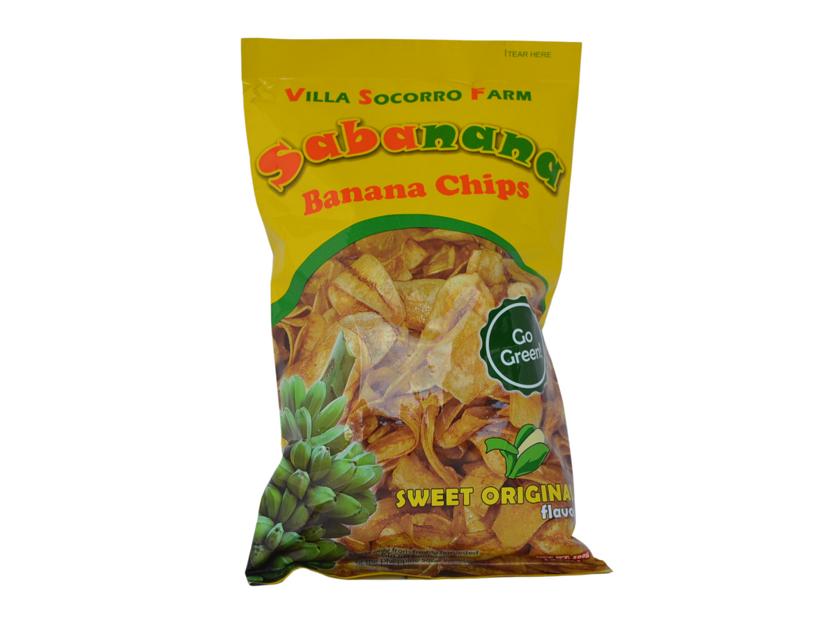 Sabanana Banana Chips Sweet Original Flavor 3.5oz – International ...